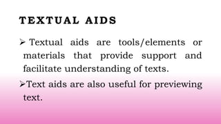 TEXTUAL AIDS IN WRITING (ENGLISH 10).pptx