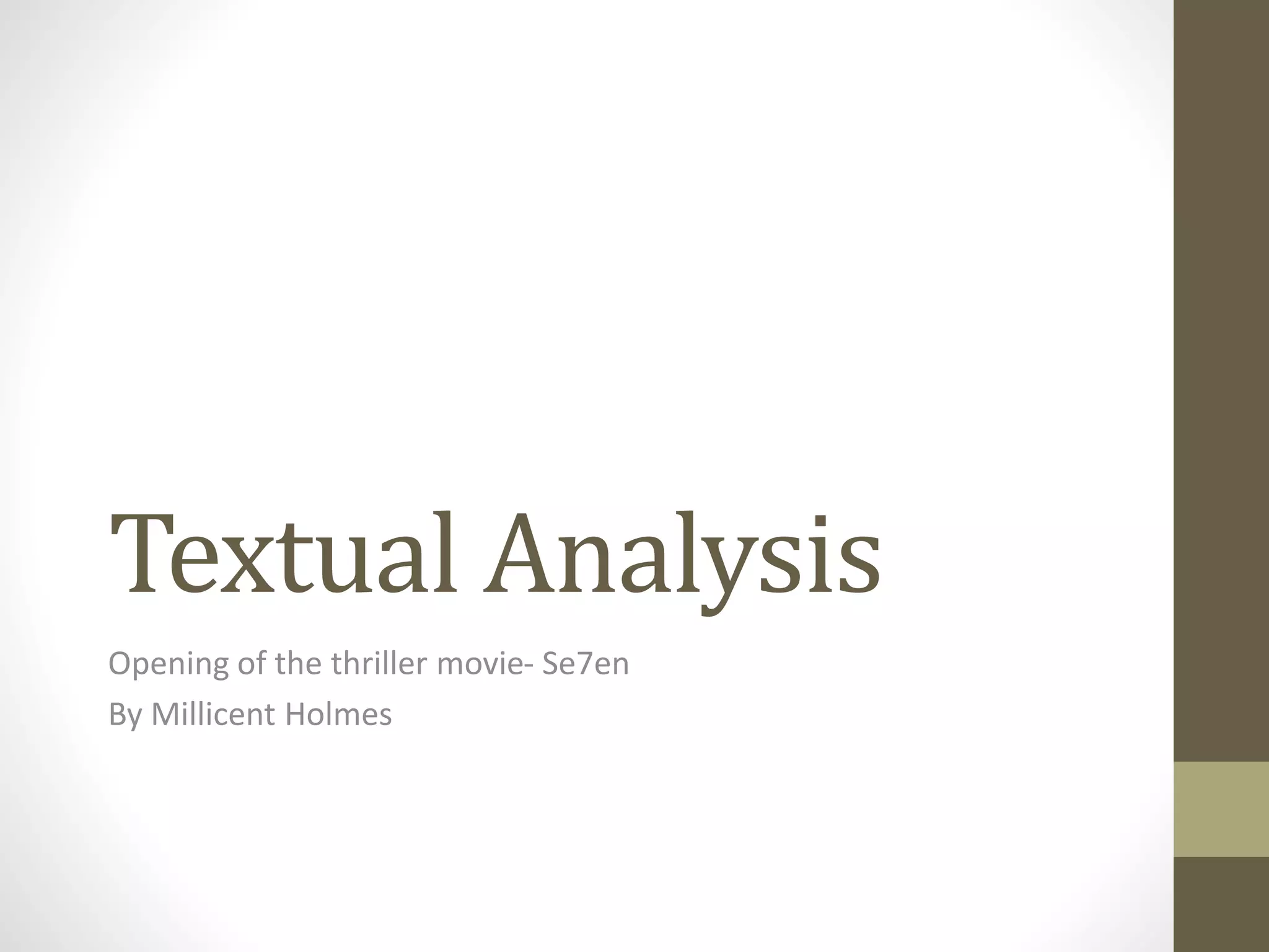 Textual analysis | PPT