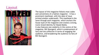 Textual Analysis- Dazed Magazine | PPTX