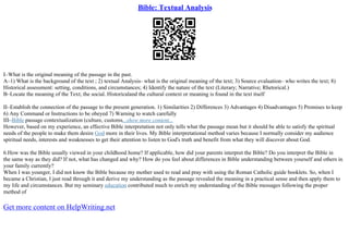 Textual Analysis | PPT