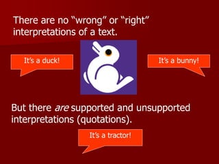 Textual analysis and the importance of texting theory | PPT | Free Download