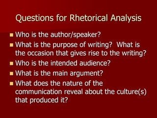 Textual analysis and the importance of texting theory | PPT | Free Download