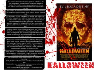 Textual analysis - Film Posters | PPT