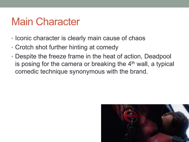 Textual Analysis Deadpool | PPTX