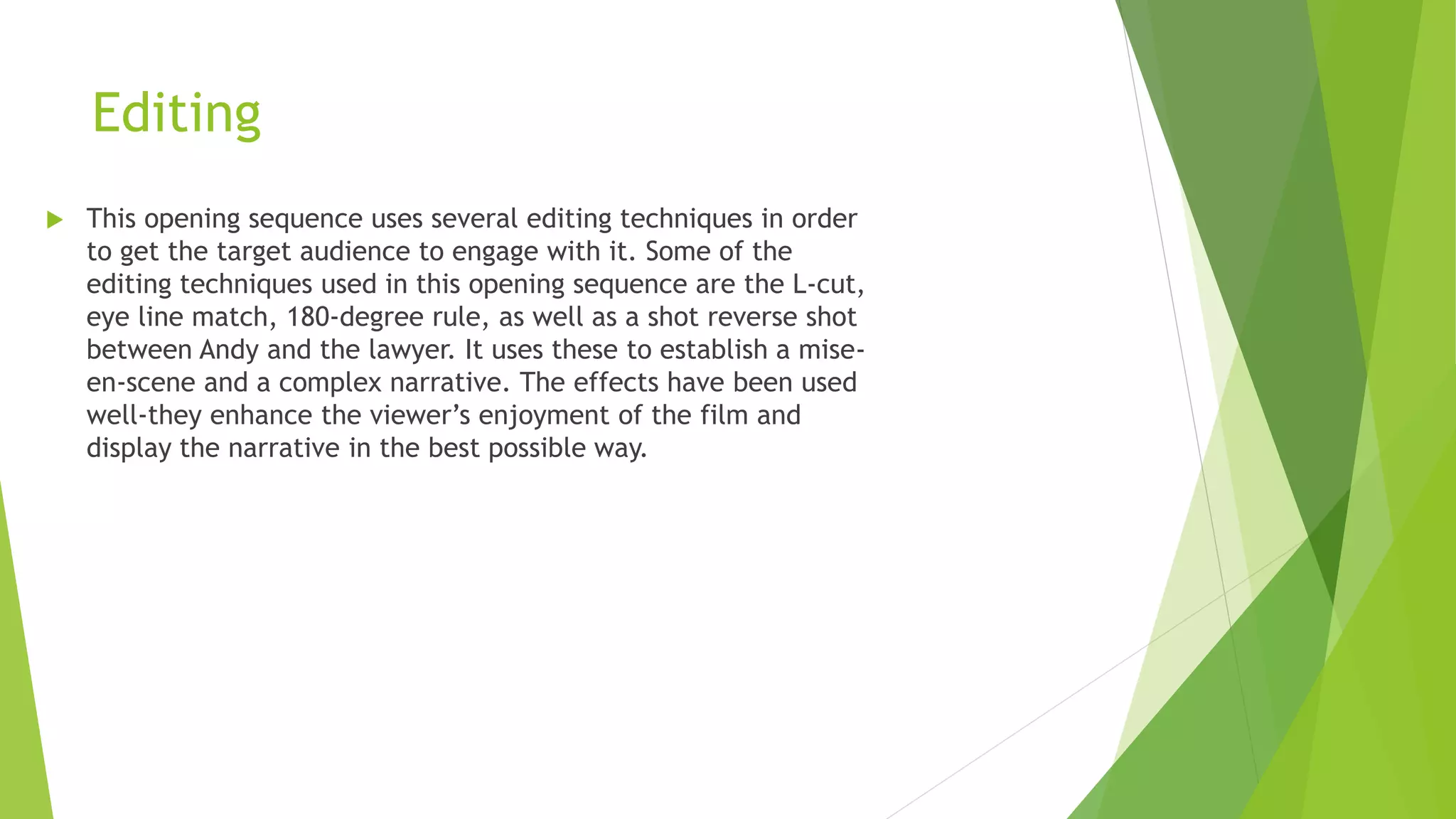 The Shawshank Redemption analysis | PPTX