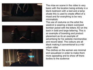 Textual analysis the weeknd often | PPTX