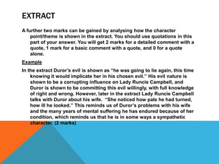 Textual analysis 10 mark question | PPTX