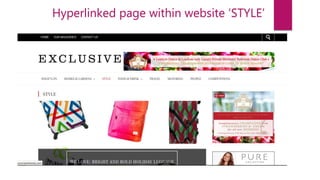 Textual analysis 2 hyperlinked pages | PPT