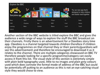 Textual Analysis – BBC Website | PPT