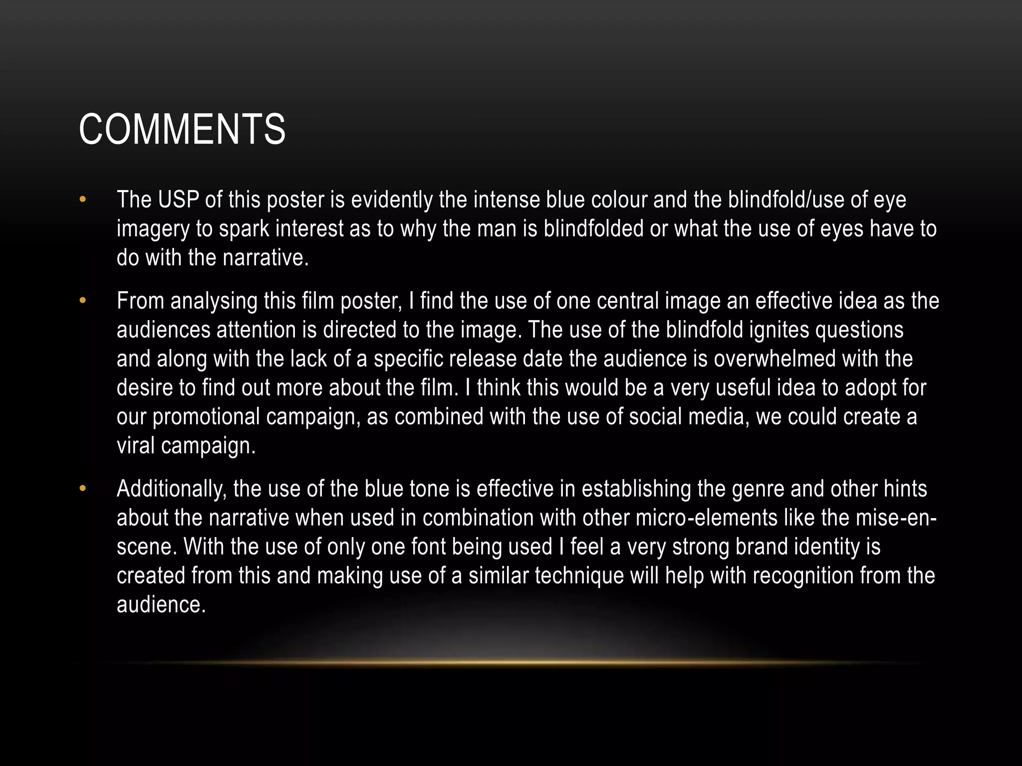 Textual analysis of a poster v2 | PPT