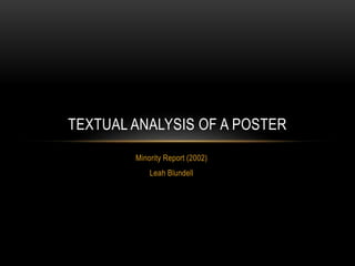 Textual analysis of a poster v2 | PPT
