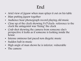 Textual analysis of the jigsaw | PPTX