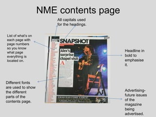 Textual analysis of magazine pages | PPT