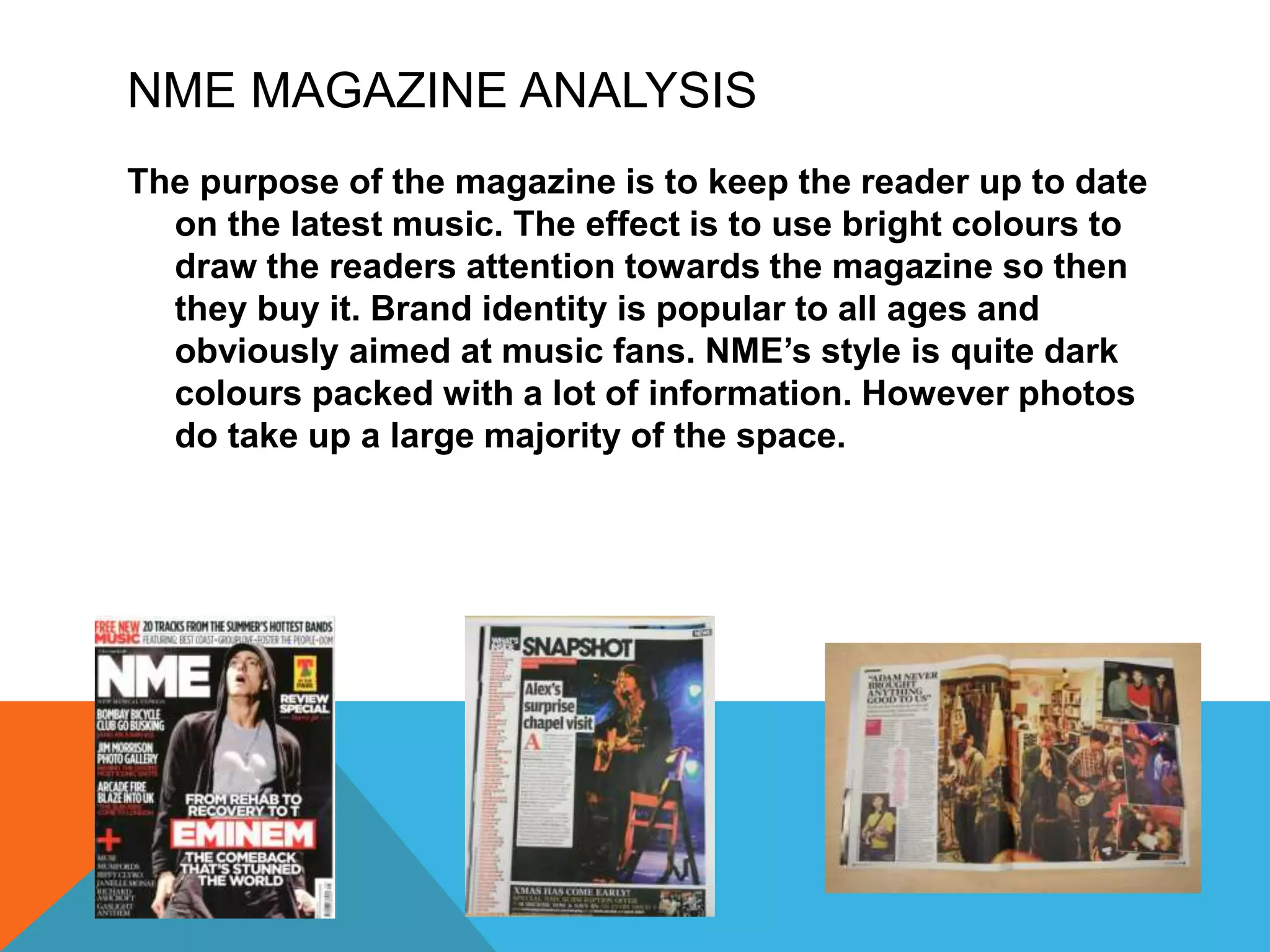 Textual analysis of magazine pages | PPT