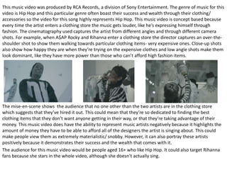 Textual analysis of music videos | PPTX