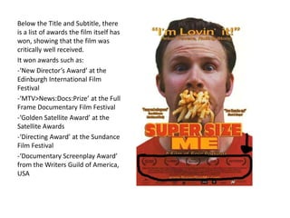 Super Size Me Poster