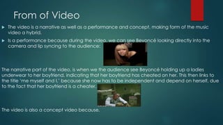 Textual analysis on beyoncé me myself and i | PPT