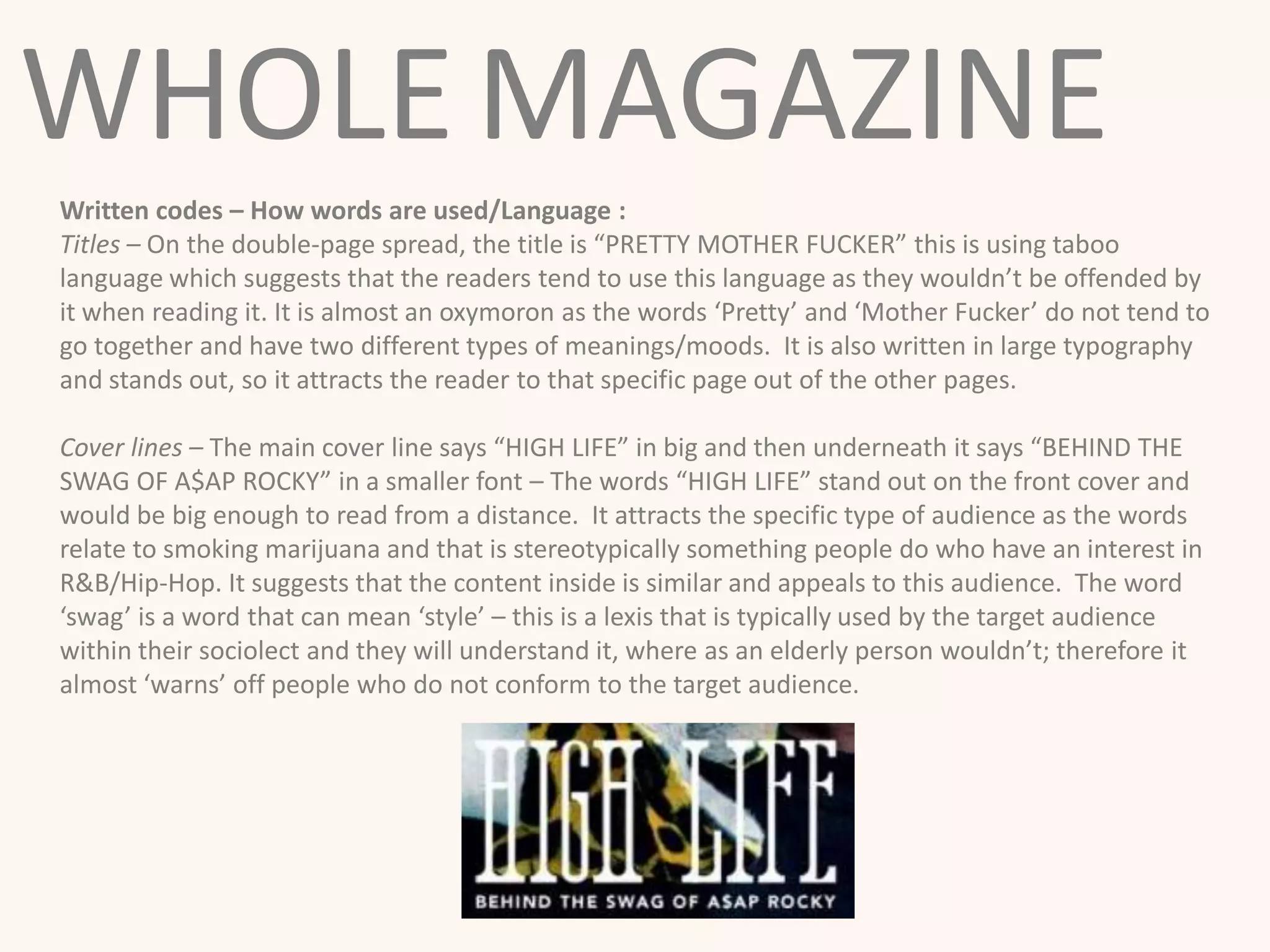 Textual analysis powerpoint media | PPT