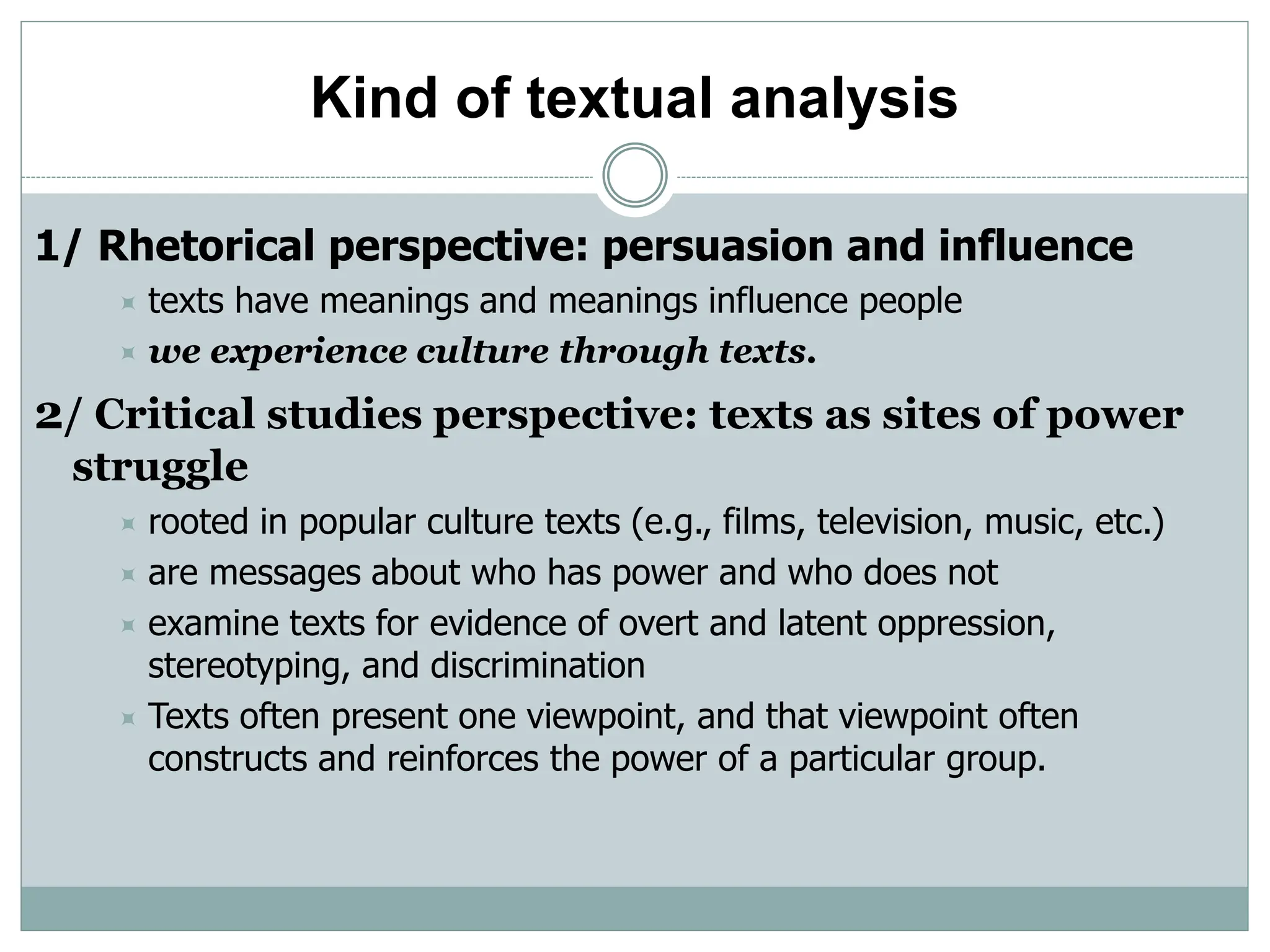 Textual analysis Or Content Analysis ppt | PPTX
