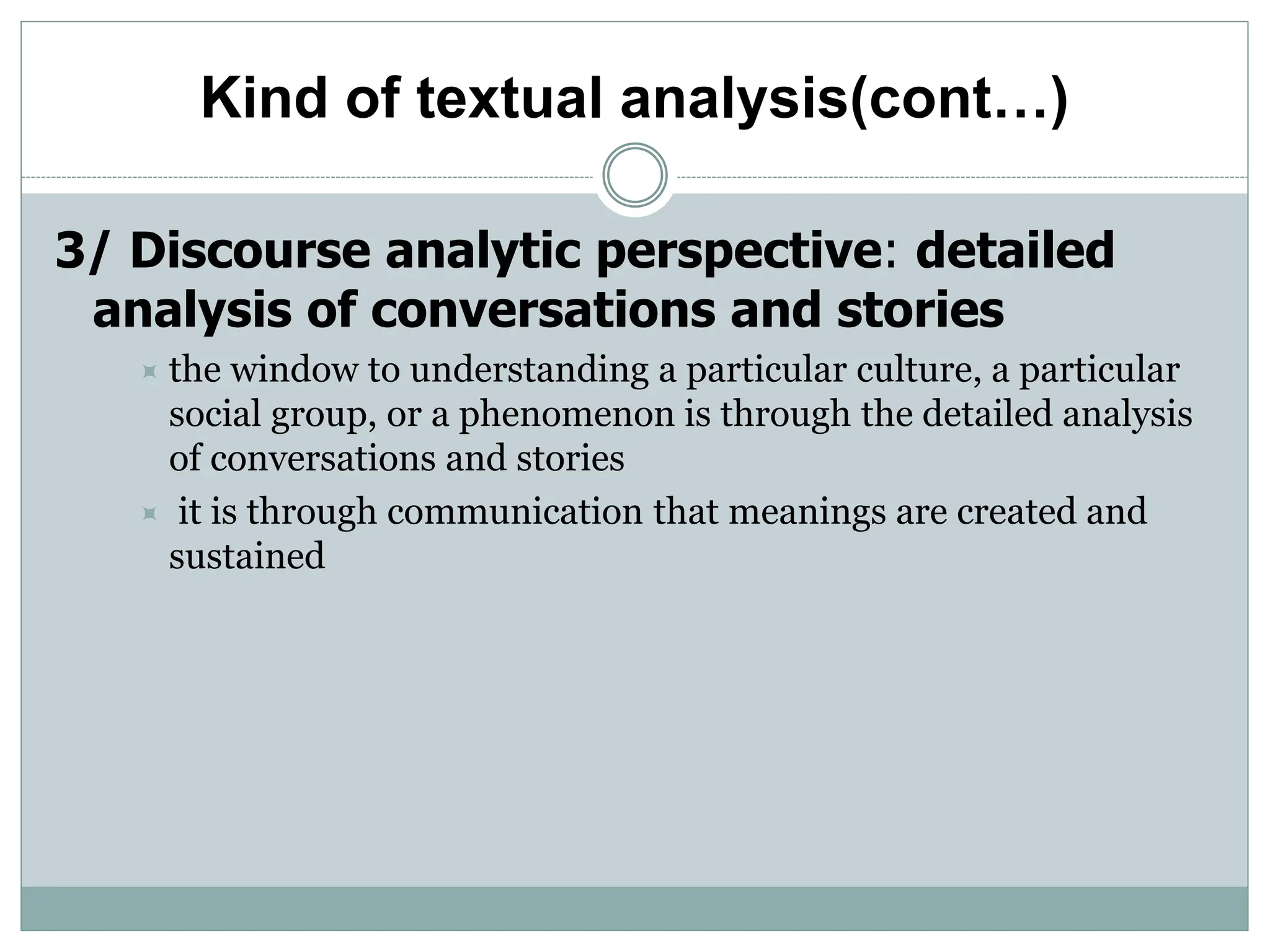 Textual analysis Or Content Analysis ppt | PPTX
