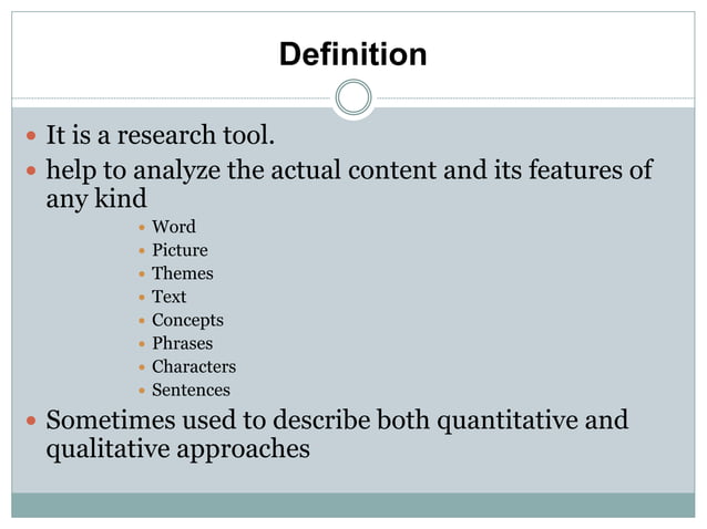 Textual analysis Or Content Analysis ppt | PPTX | Science