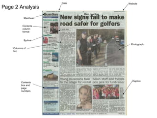 Textual Analysis - Newspapers | PPT