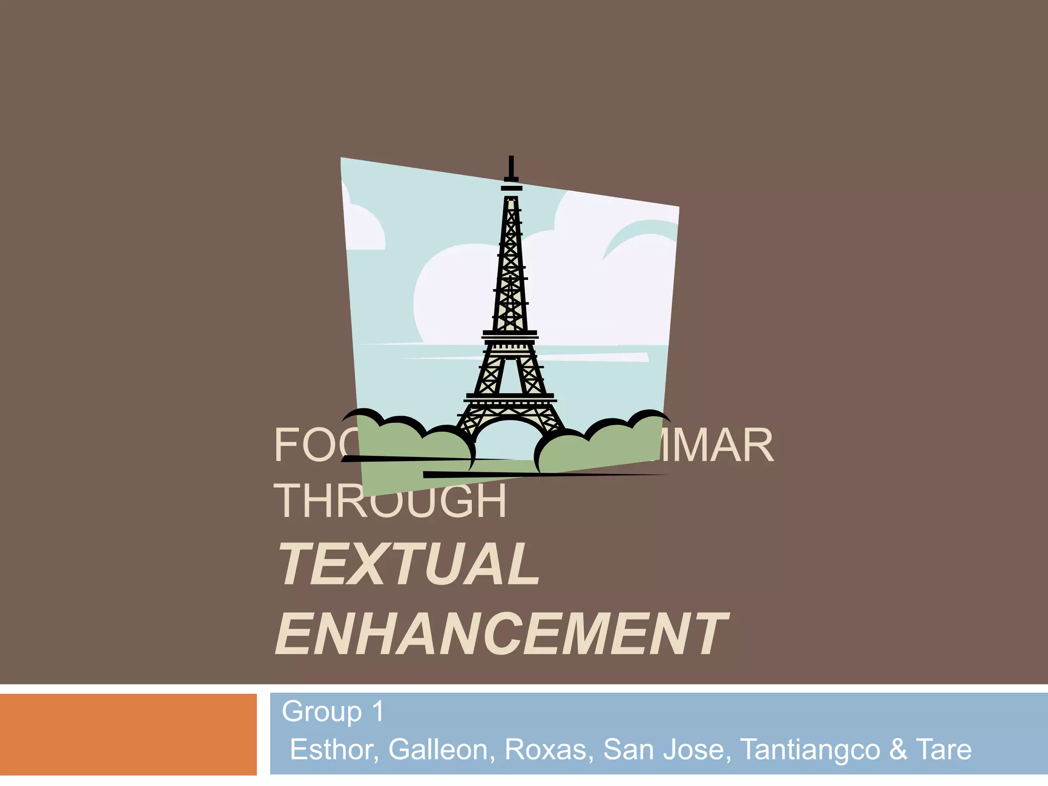 Textual Enhancement | PPT
