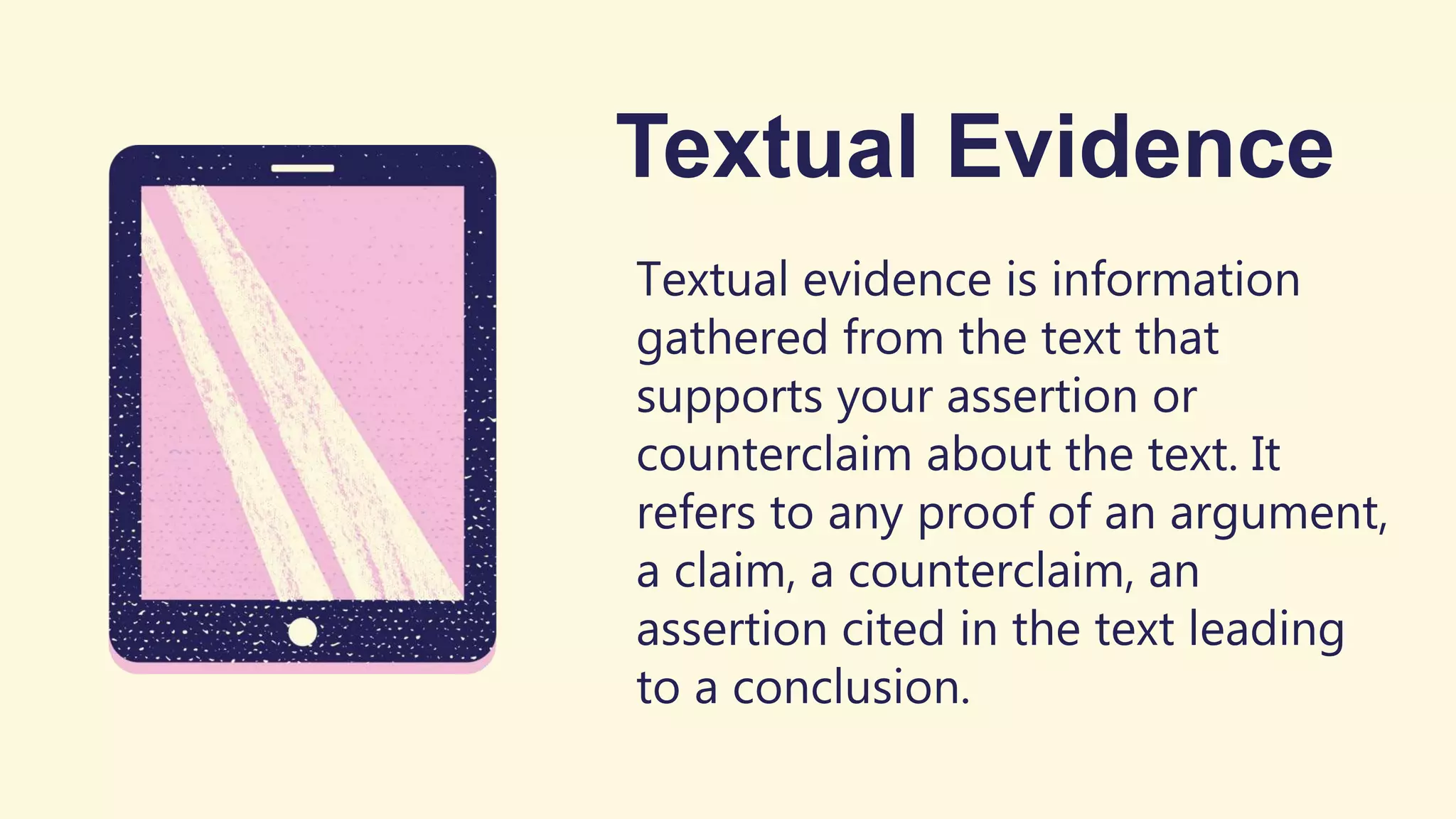 TEXTUAL EVIDENCE.pptx