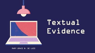 TEXTUAL EVIDENCE.pptx