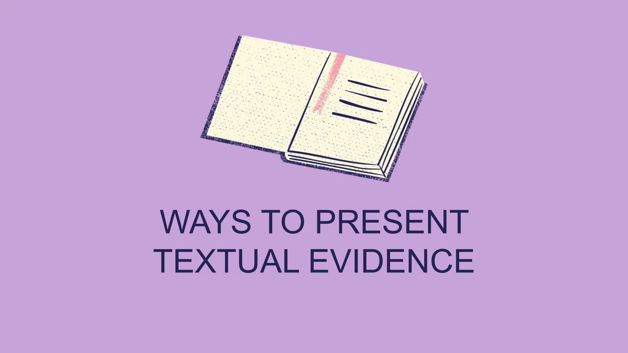 Textual Evidence in Reading and Writing of SHS | PPT
