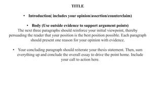 Textual Evidence in Reading and Writing of SHS | PPTX