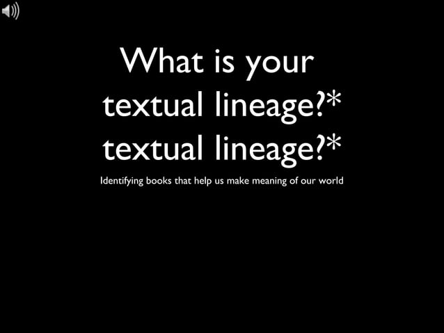 Textuallineage | PPT