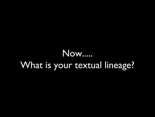 Textuallineage | PPT