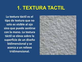 Textura e interrelacion de formas | PPTX