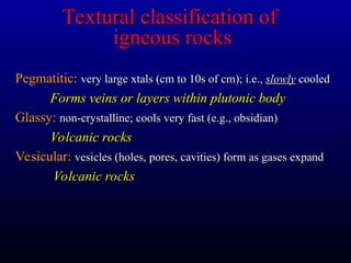 Textural classification of igneous rocks.ppt