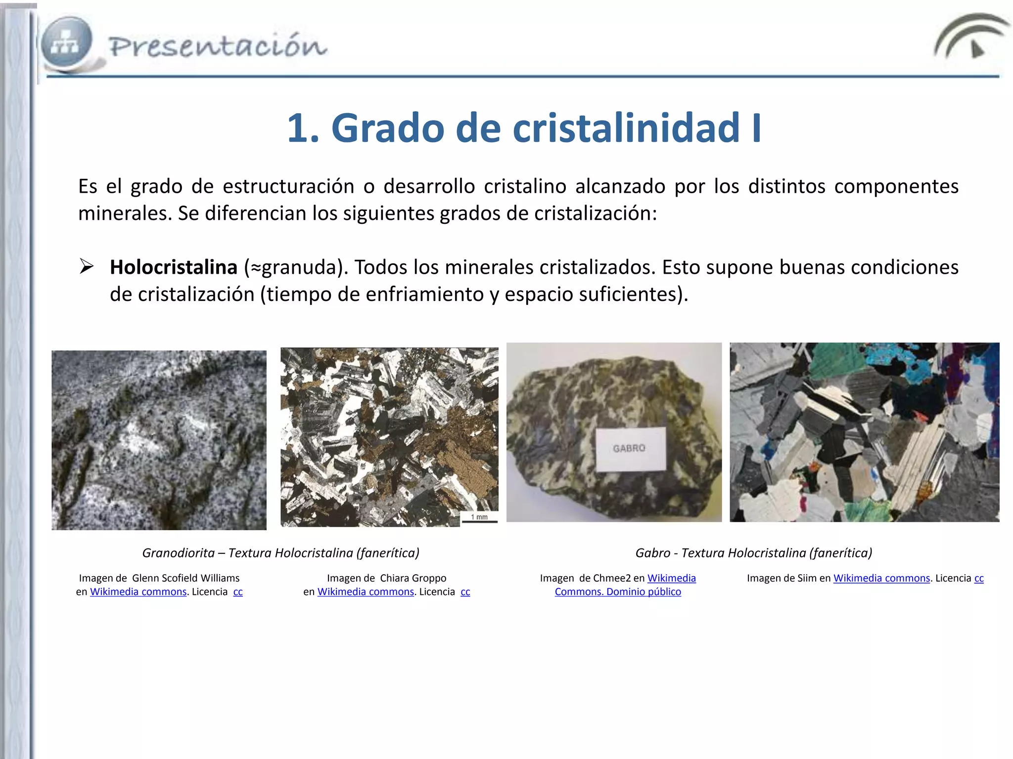 Textura rocas igneas | PPTX