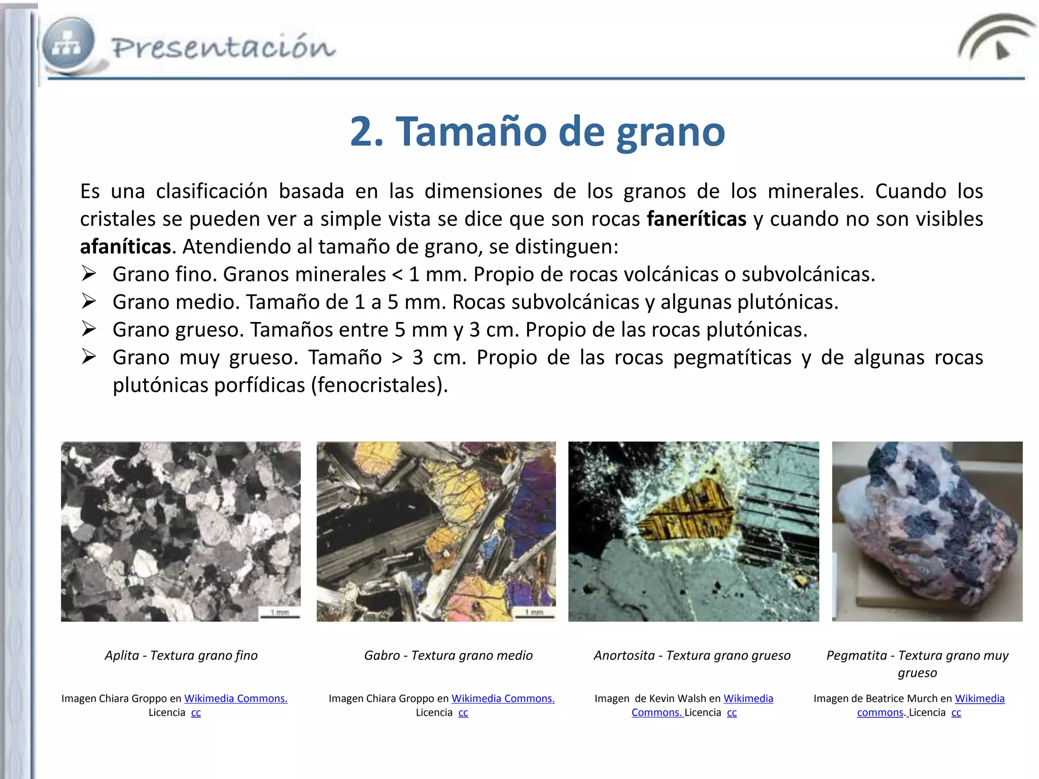 Textura rocas igneas | PPTX