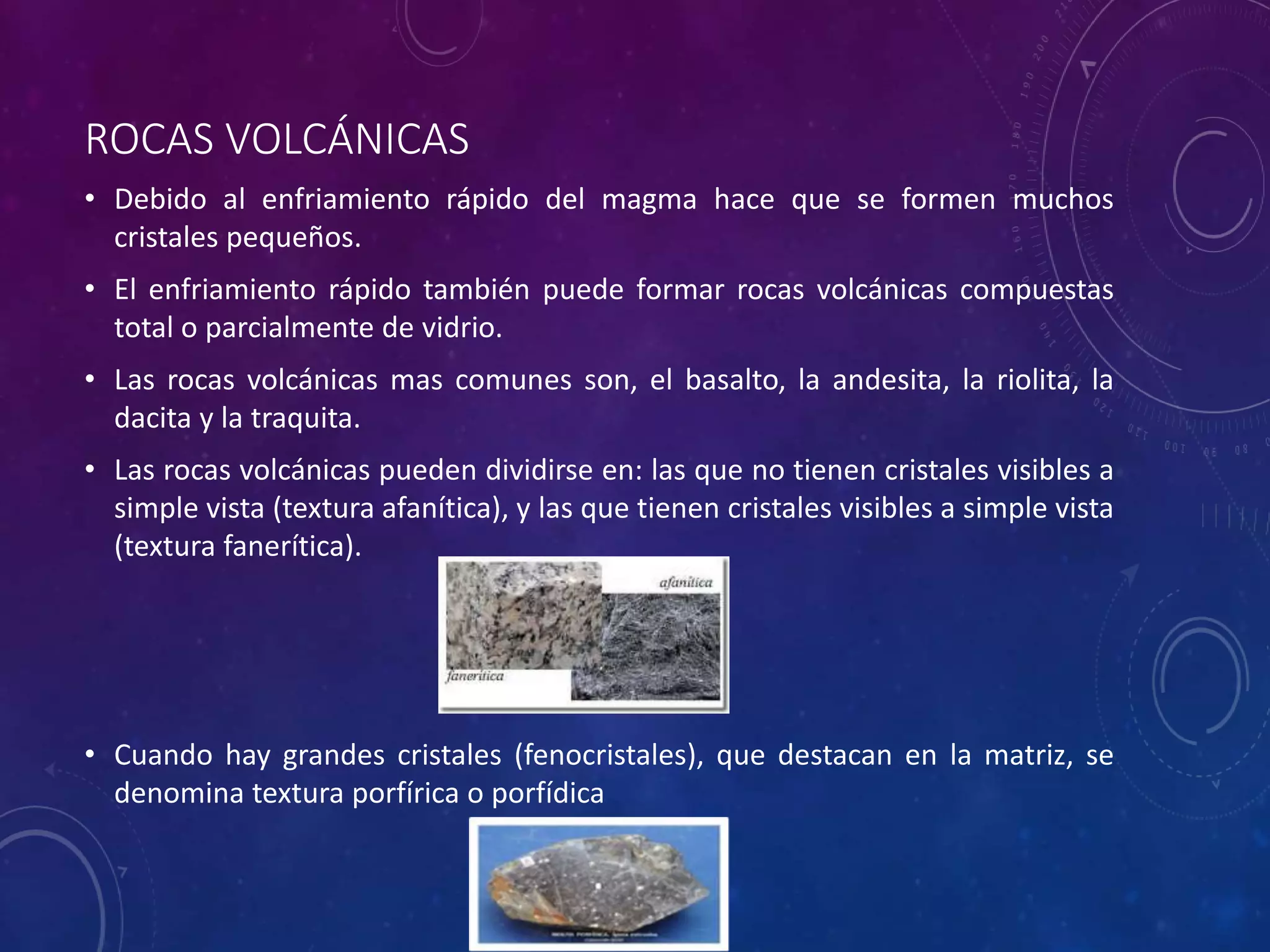 Texturas de las rocas | PPTX