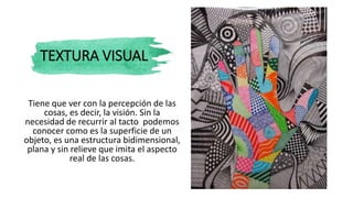 Diferencia Entre Textura Visual Y Tactil