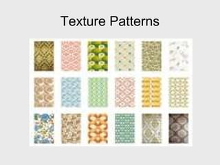 visual and tectile textures | PPT