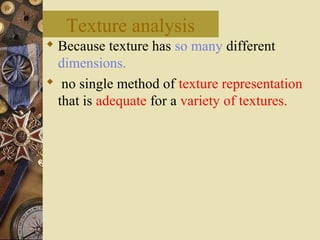 Texture in image processing | PPT
