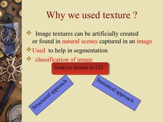 Texture in image processing | PPT