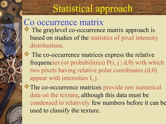 Texture in image processing