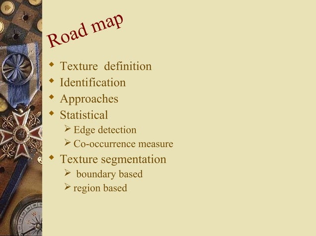 Texture in image processing