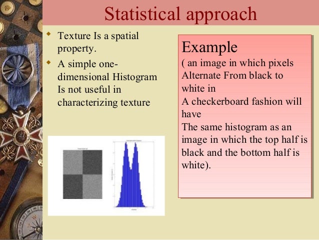 Texture in image processing
