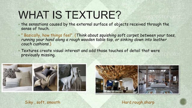 Texture | PPTX | Needlework | Arts and Crafts
