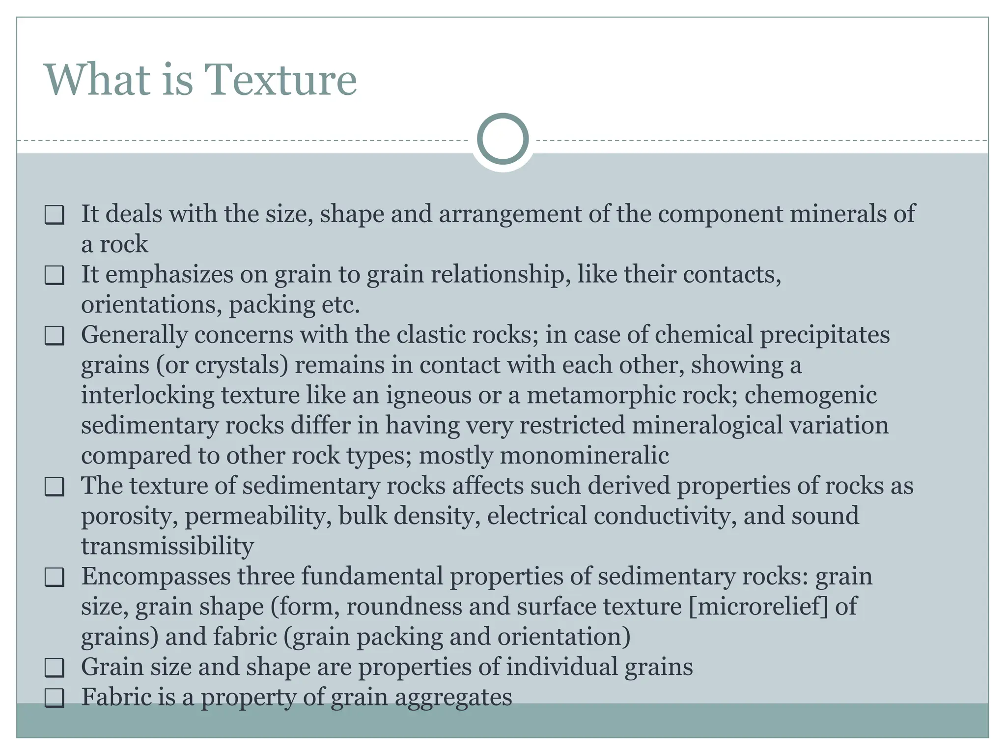 Sedimentary Texture of Sedimentary Rocks.pptx