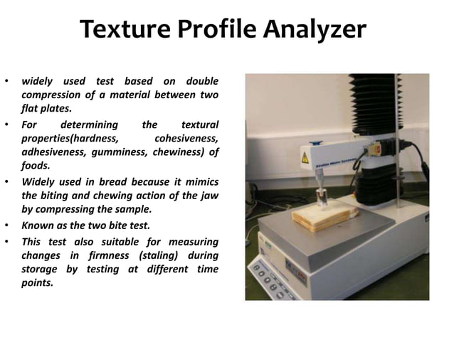 texture analysis of food (1).pptx | Oral care | Personal Care