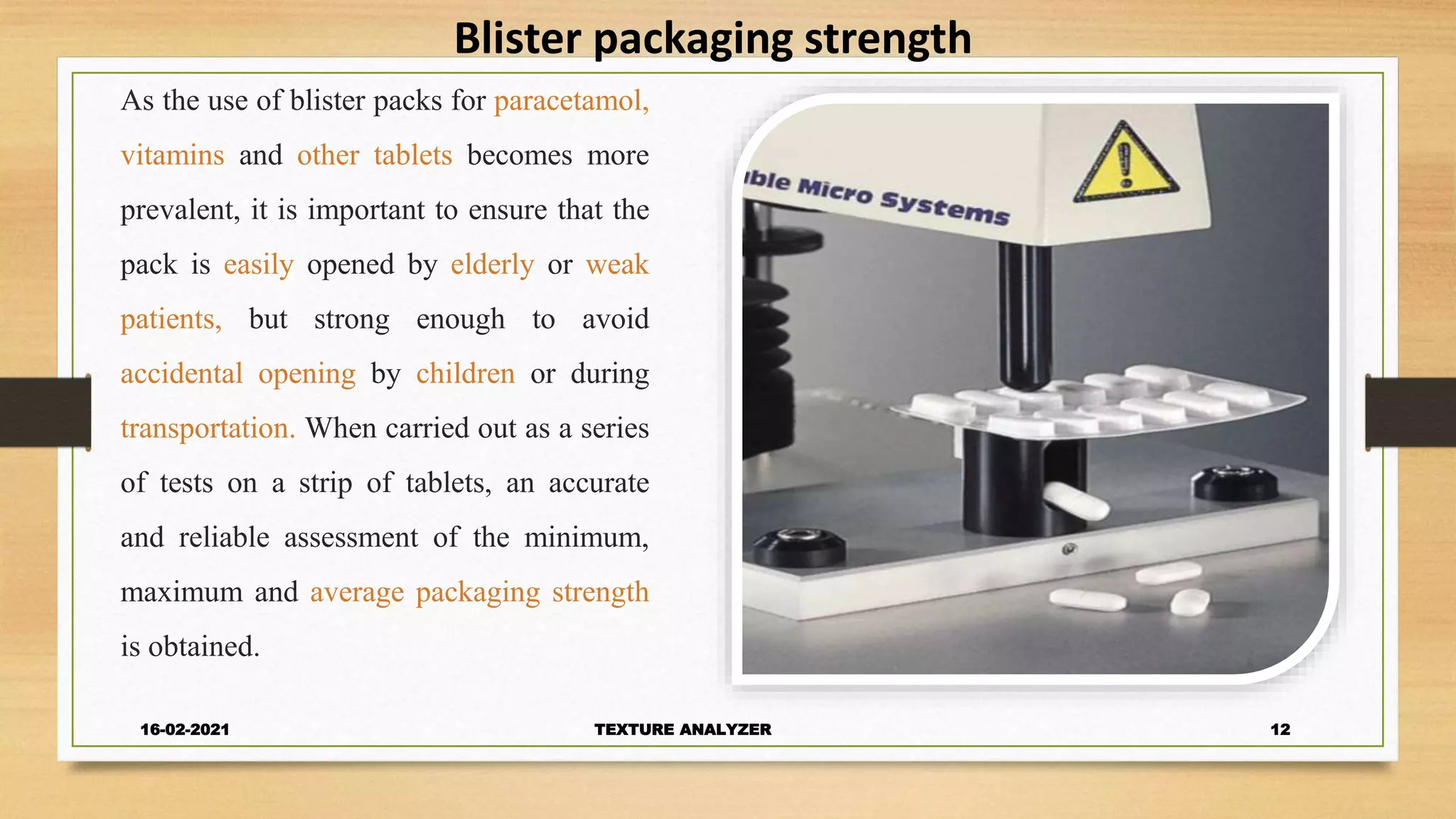 Texture analyzer | PPT