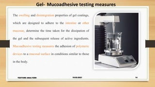 Texture analyzer | PPTX
